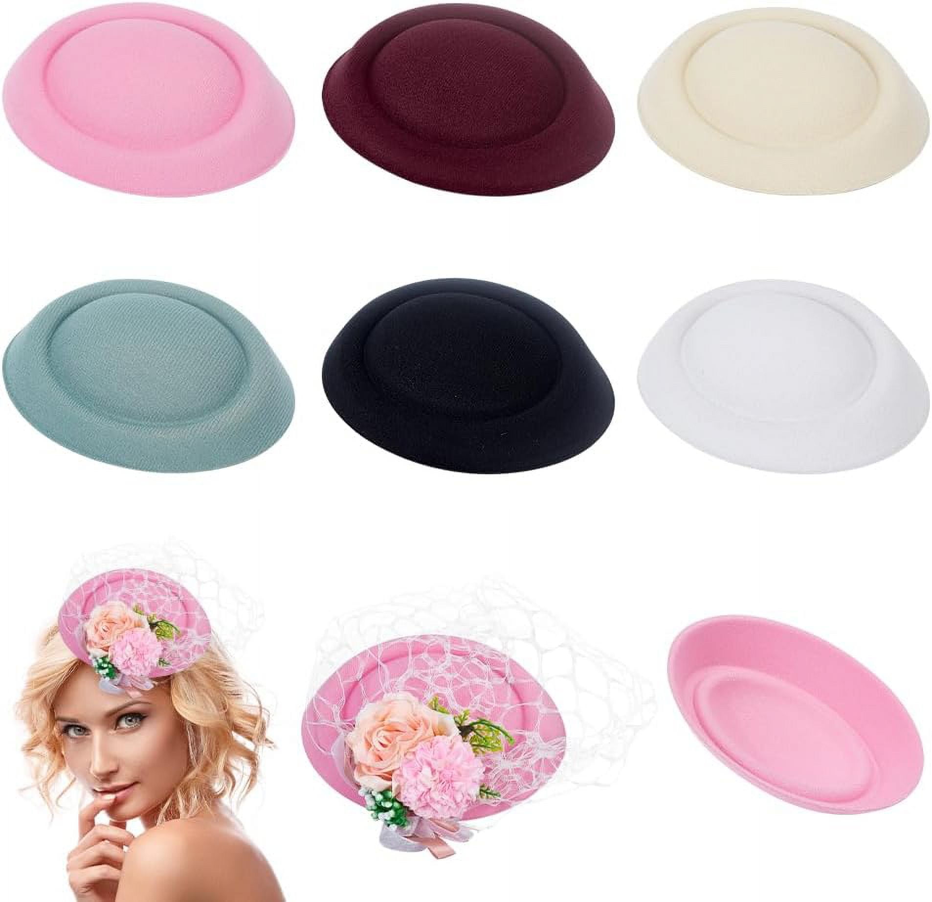 DIY Round Hat Base Cloth Fascinator Hat Base Millinery Fascinator Base ...