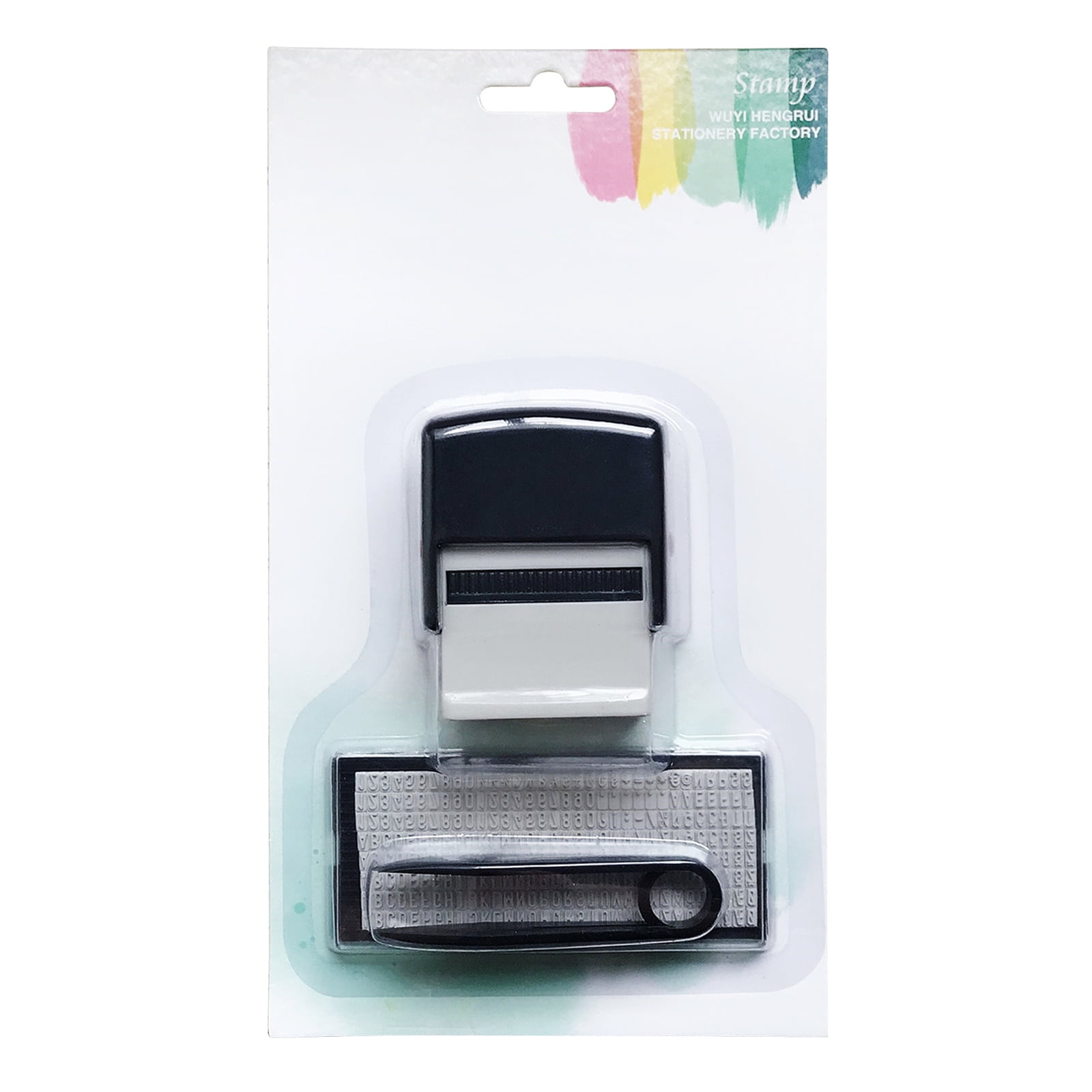 DIY Rubber Stamp Kit Self Ink Dial Assortment Seal Business Number ...