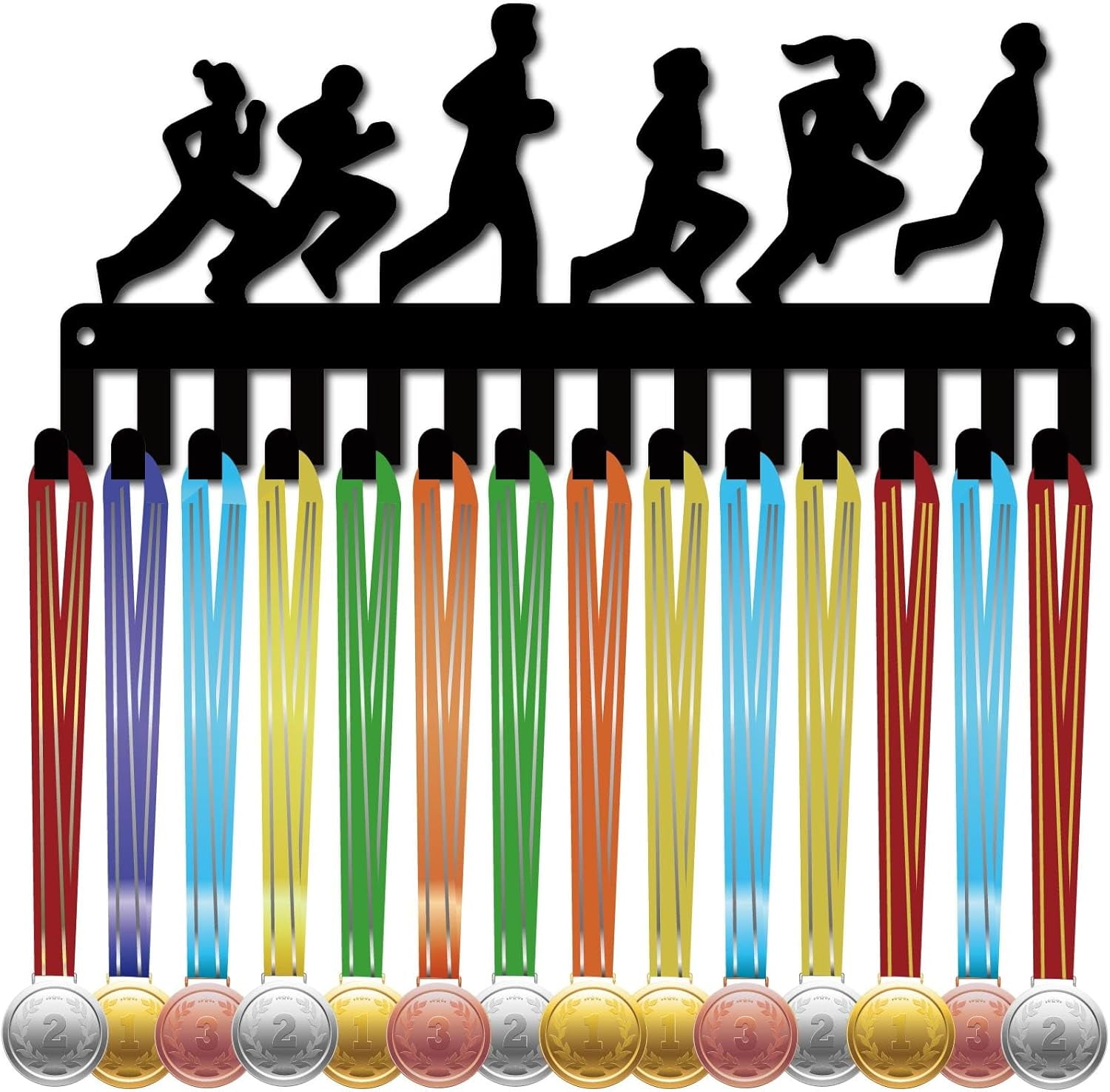 DIY Run Medals Holders Medal Display Hanger Small Medal Rack Organizer ...