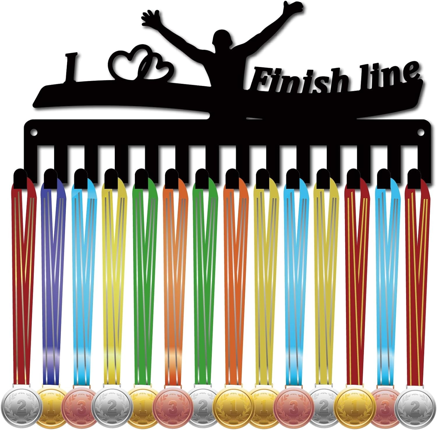 DIY Running Medal Holder Medal Hangers Display Rack Sports Hanging ...