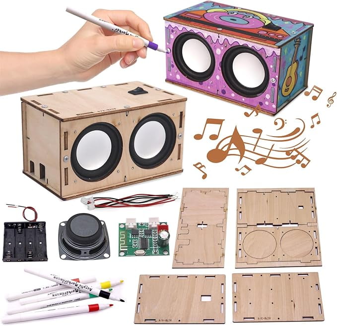 DIY STEM Projects Educational Exploration Bluetooth Speaker Box Kit ...
