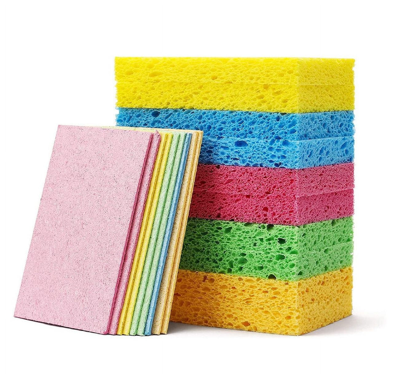 DIY.STORE 40 Pack Kitchen Sponges, Compressed Cellulose Sponges Non ...