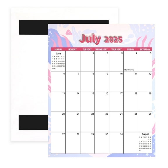 Magnetic Calendar for Refrigerator 2026-2027 from October 2025 to June ...