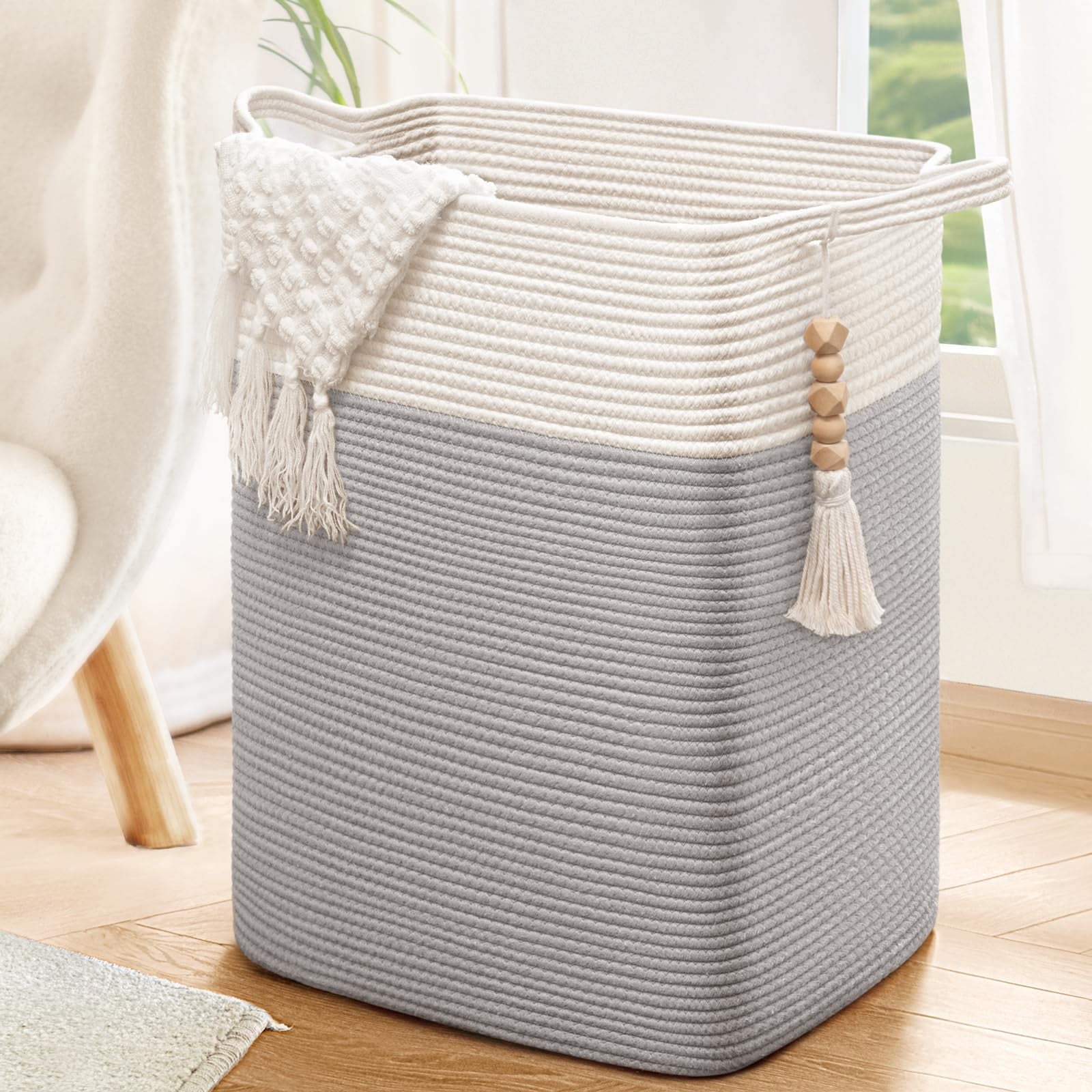 DIY. STORE Laundry Hamper, Collapsible Laundry Basket with Handles ...