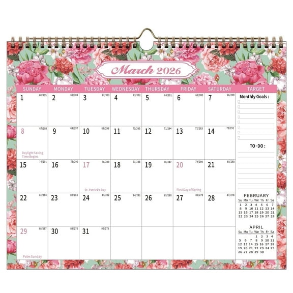 2026 Calendar - 2026 Wall Calendar, from January 2026 to December 2026 ...