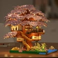 DIY Sakura Tree Building Blocks Set Diy Cherry Blossom Bricks with ...