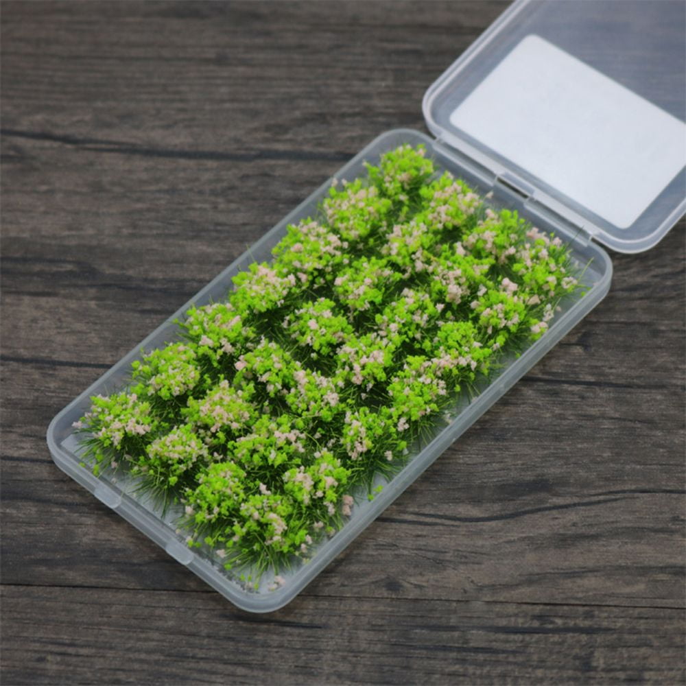 DIY Sand Layout Train Landscape Miniature Flower Vegetation Groups ...