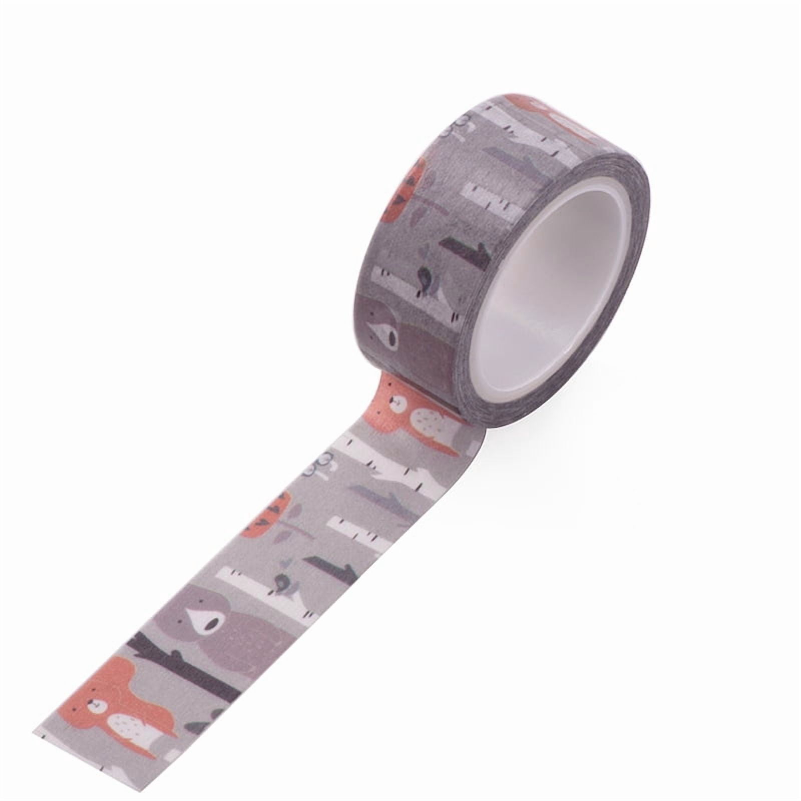 DIY Scrapbook Decorative Paper Tapes Adhesive Tapes Bear Tree Brown ...