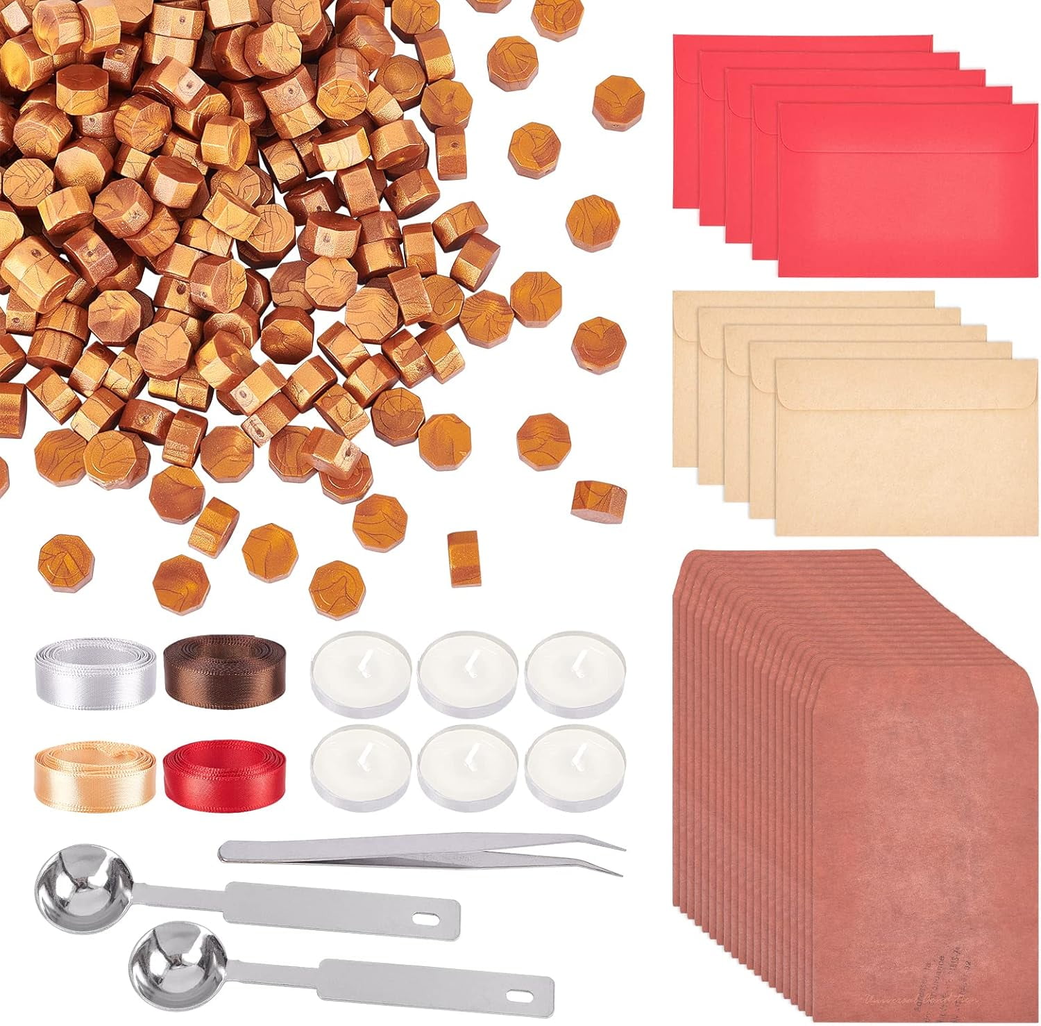 DIY Scrapbook Making Kits Including Paper Envelopes Polyester Ribbons ...