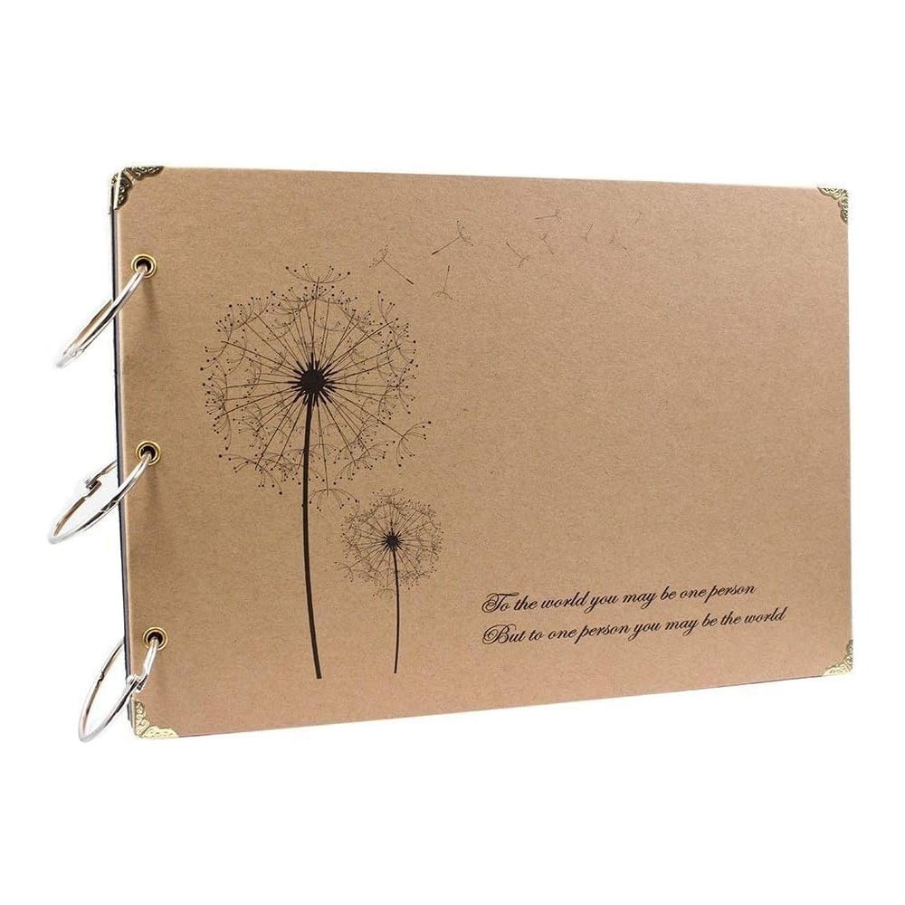 DIY Scrapbook, Three-Ring Binder Picture Booth 11x7.9" 30 Pages Book ...