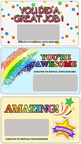 DIY Scratch Off Prizes for Students,Back to School Recognition Rewards ...