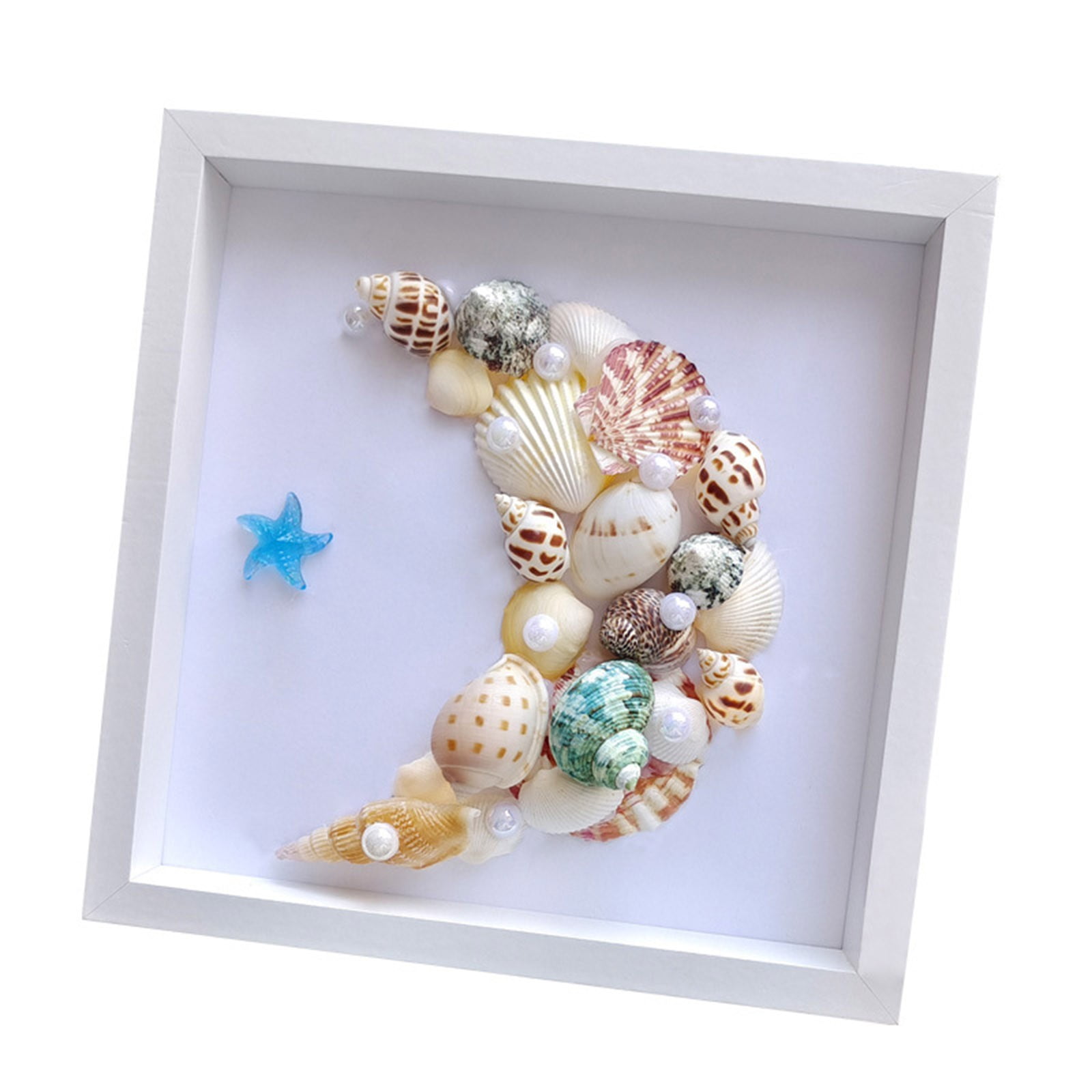 DIY Seashell Photo Frame Night Light Kit - Table Lamp, Sleeping Light ...