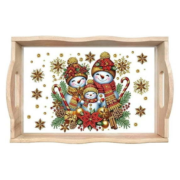 DIY Serving Tray Art Painting Creative Design Handmade Wooden Tray ...