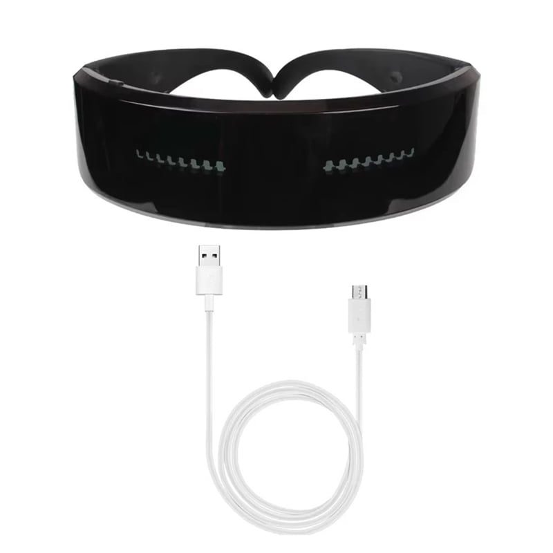 DIY Shining Electronic Futuristic Eyewear Glow the Dark Bluetooth LED ...