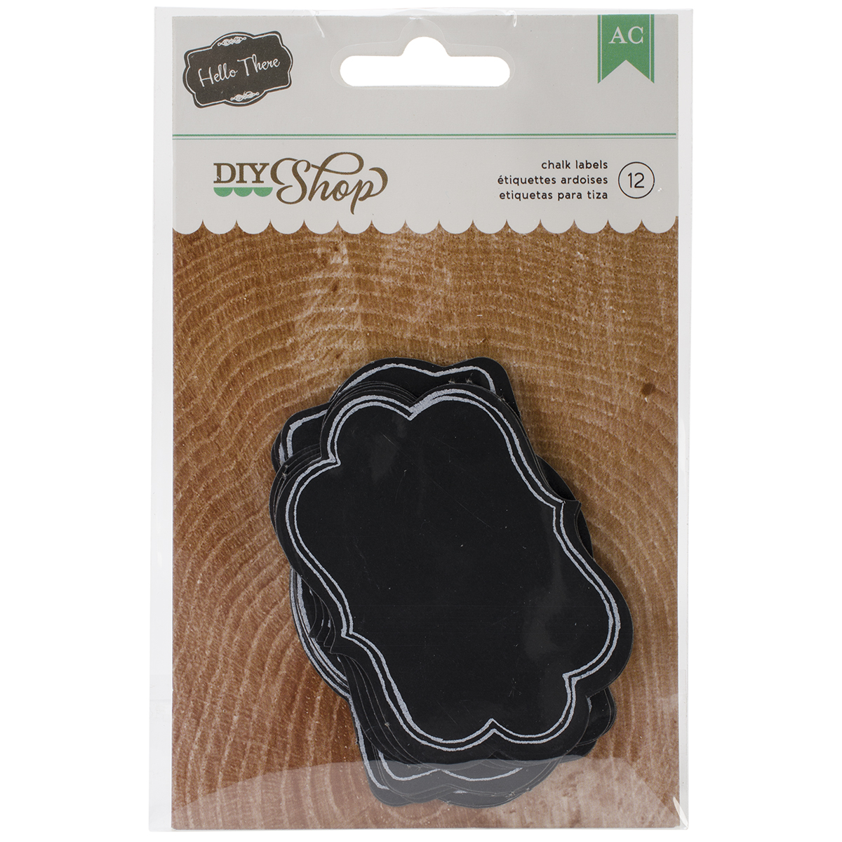 DIY Shop Fancy Labels 12/Pkg-Chalkboard, 1.75"X2.25" & 1.125"X3.75 ...