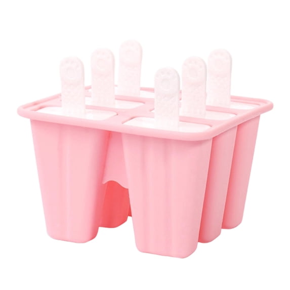 DIY Silicone 6 Cavity Ice Tray Set Homemade Maker with Reusable Sticks ...