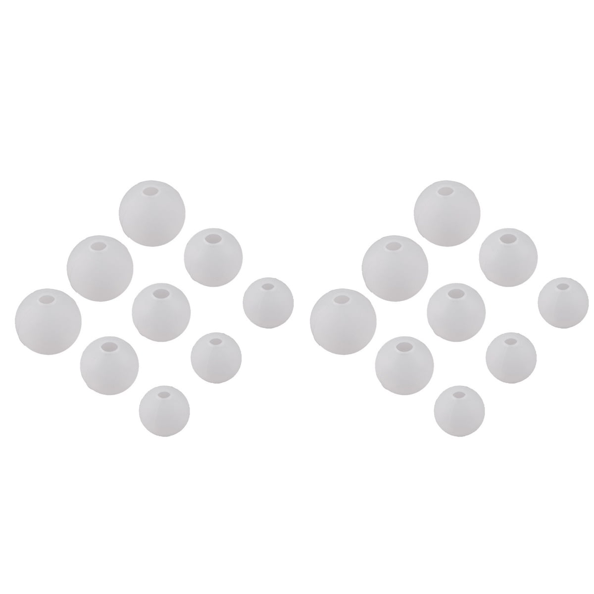 DIY Silicone Mold Small Sphere Molds Mini Crystal Epoxy Spherical White ...