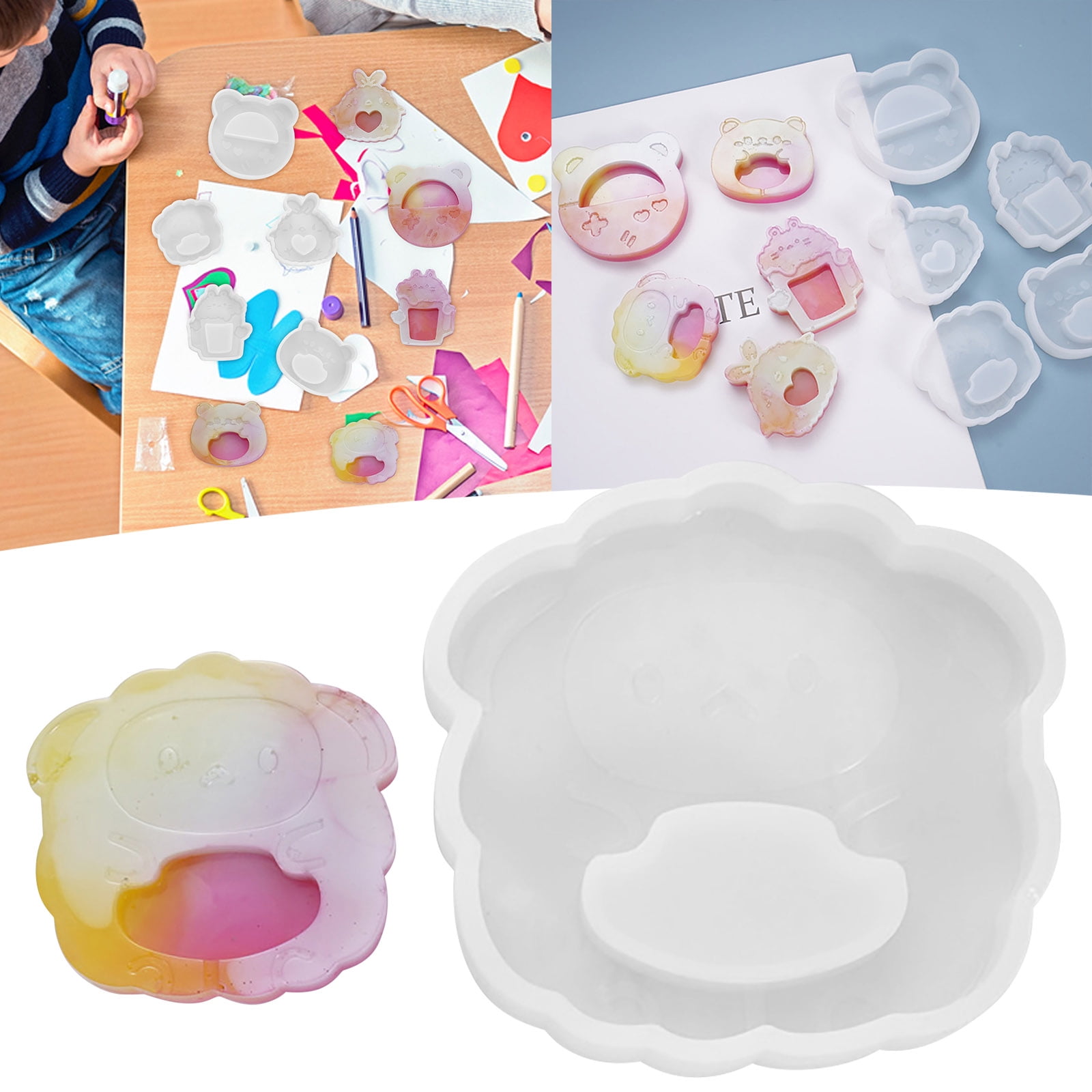DIY Silicone Mould,Drip Rubber Tools Quicksand Cute Little Doll Takuma ...