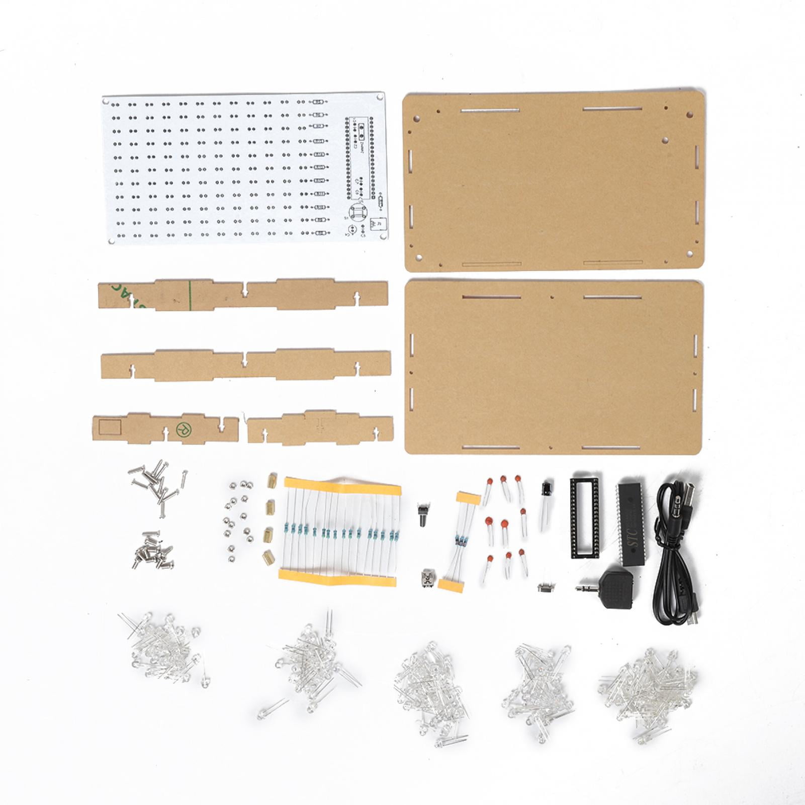 Rewera Singlechip Microcontroller LED Music Spectrum Display Rhythm ...