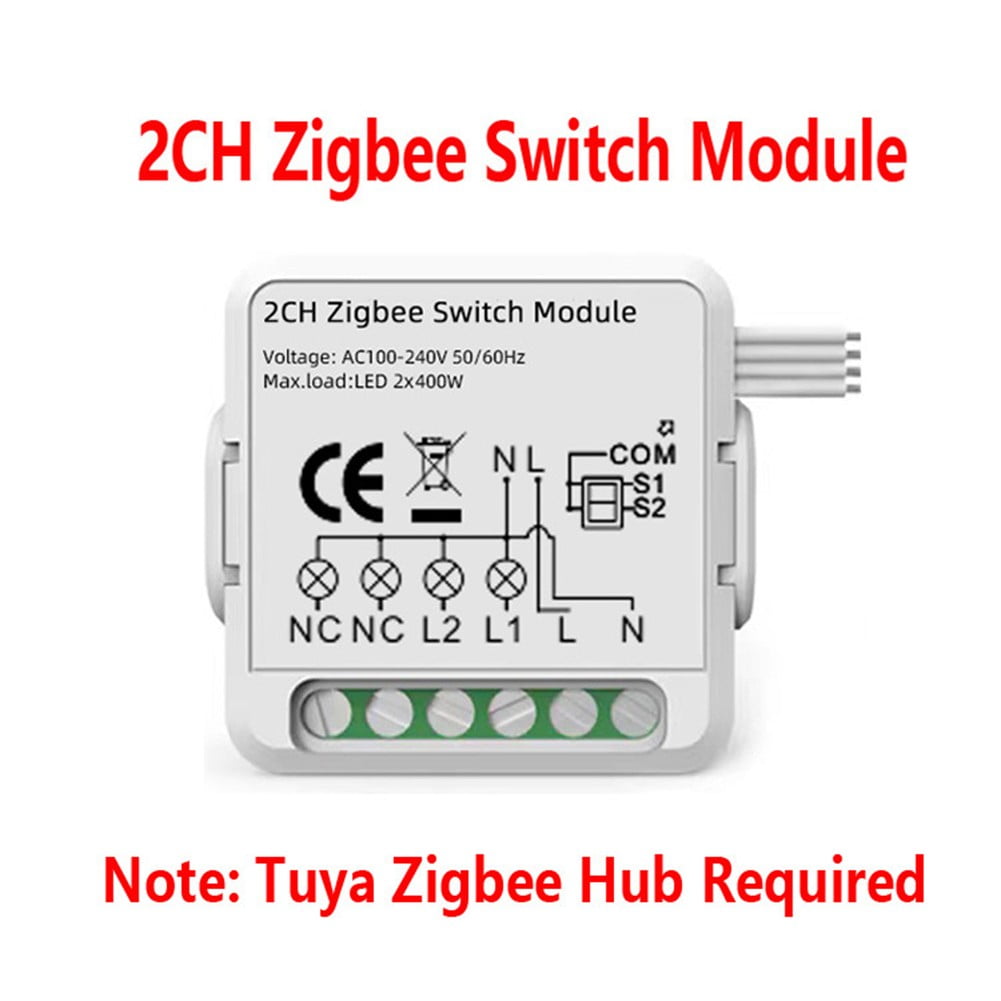 DIY Smart Dimmer Switch Voice Control For Zigbee Switch 1234way Switch ...