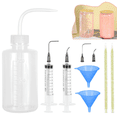 DIY Snow Globe Kit 11pcs Snow Globe Tumbler Supplies, Plastic Squeeze ...