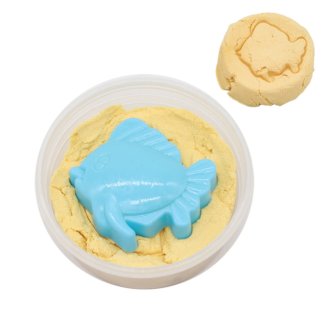 DIY Soft Colorful Non-Sticky Sand Mud Set Play& Learn Educational Toy ...