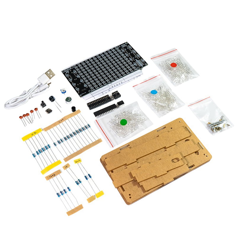 DIY Soldering Kit Spectrum USB Mini Electronic Display Sound Activated ...