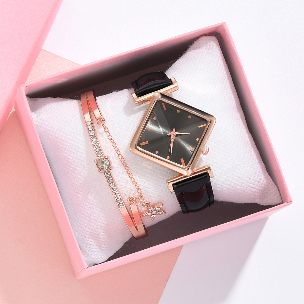 DIY Square Quartz Watch Kit: Customizable Diamond Craft Project ...