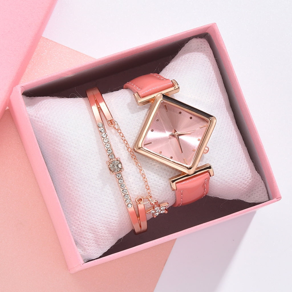 DIY Square Quartz Watch Kit: Customizable Diamond Craft Project ...