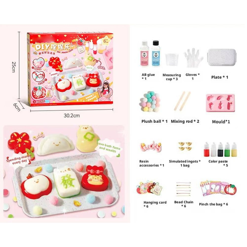 DIY Squeeze Toys Kits'Make Your Own Squishies'Animal Mini Squishies ...