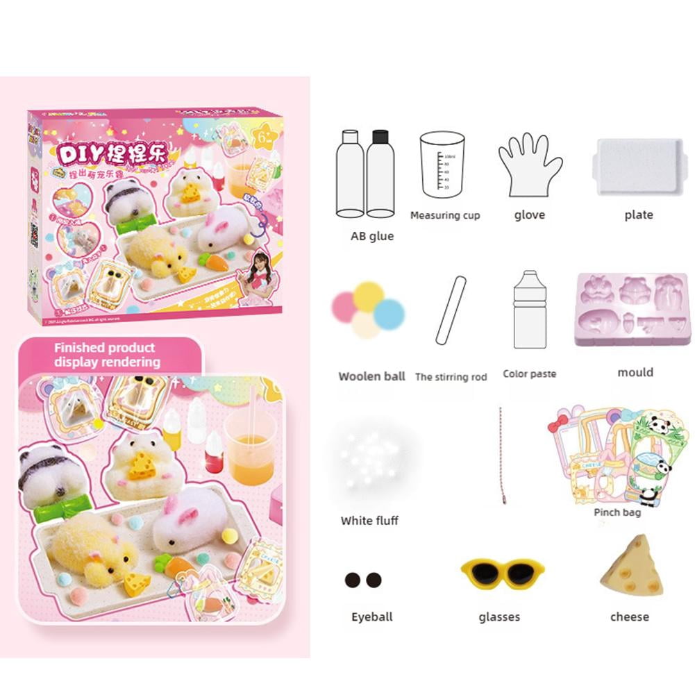 DIY Squeeze Toys Kits,Make Your Own Squishies,Animal Mini Squishies ...