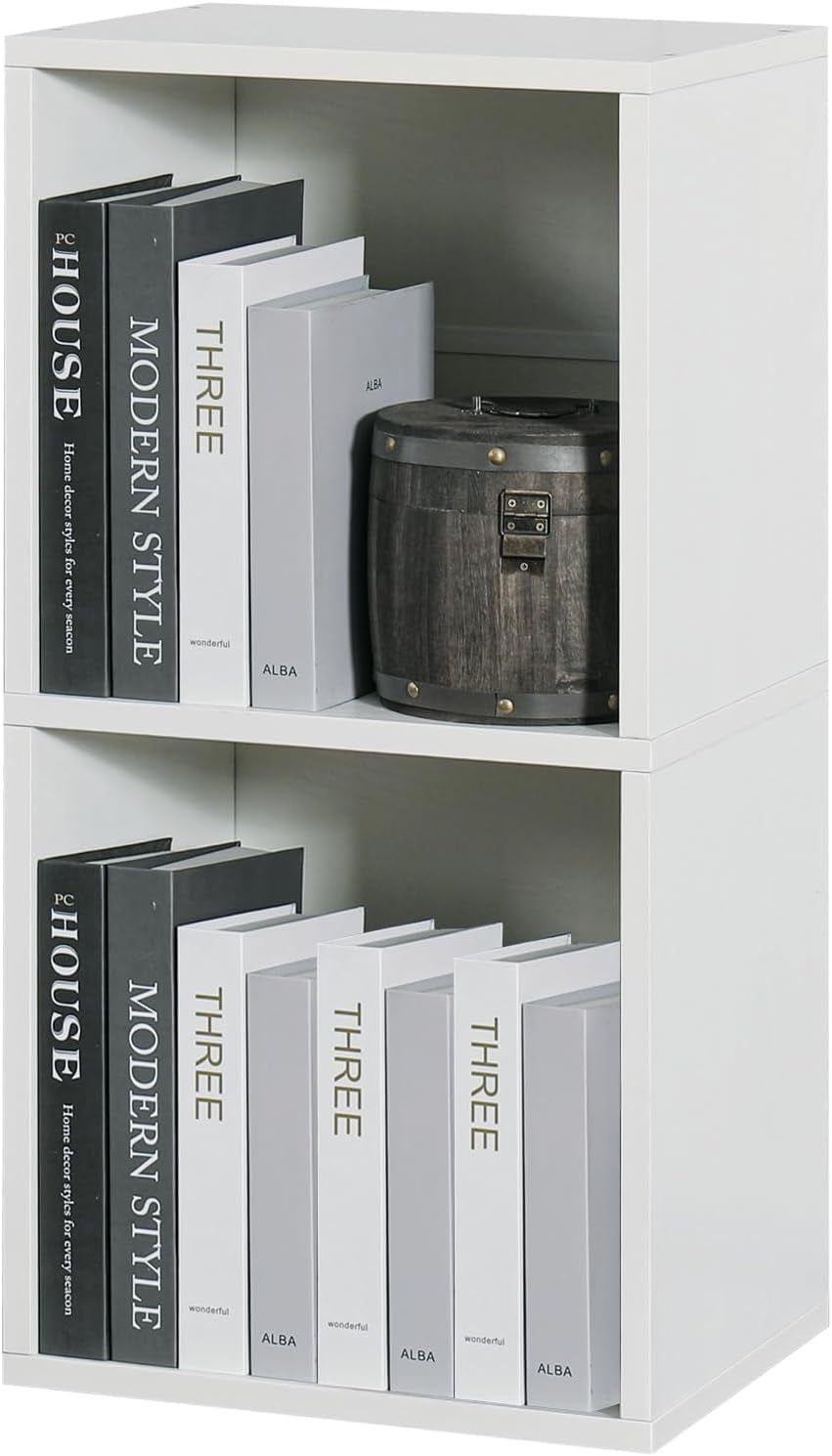 DIY Stackable Storage Cubes, Small Room Organizer Wooden Boxes, Modern ...