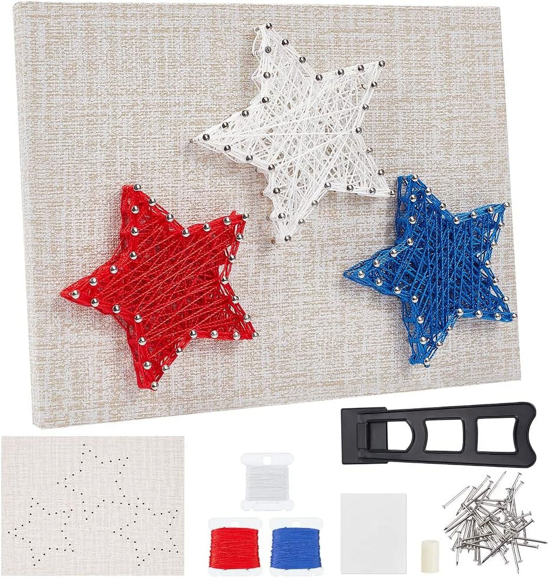 DIY Stars String Art Kit Nail String Art Kit DIY Craft Projects Kit Art ...