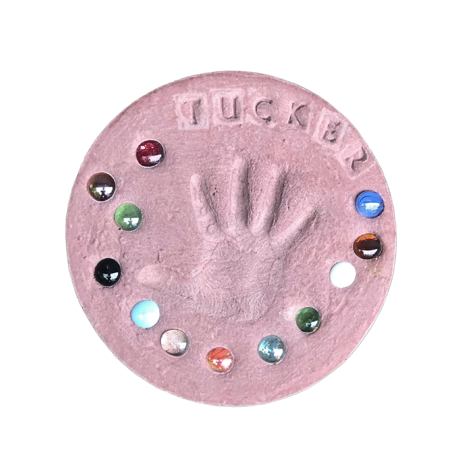 DIY Stepping Stone Kit with Color Pigment, Handprint Stepping Stone ...