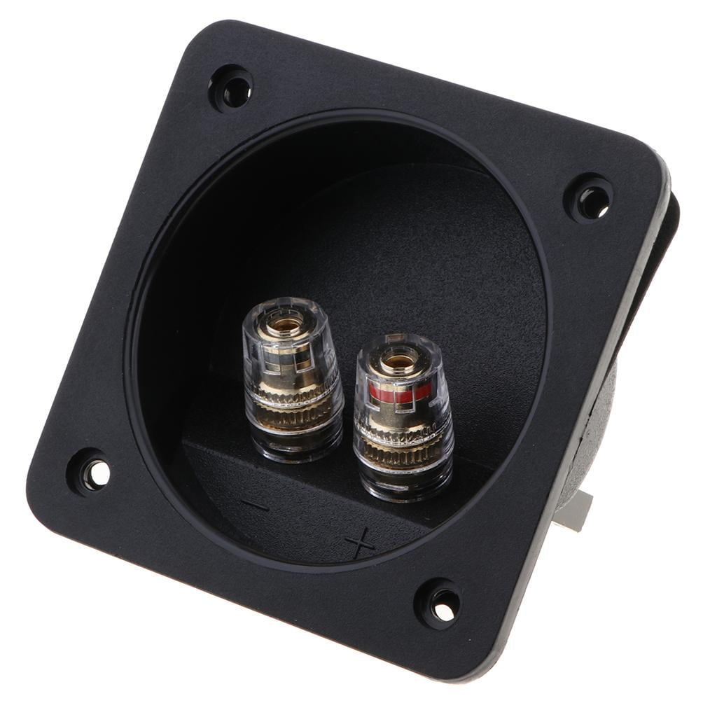 DIY Stereo 2-Way Speaker Box Terminal Binding Spring Cup Connectors ...