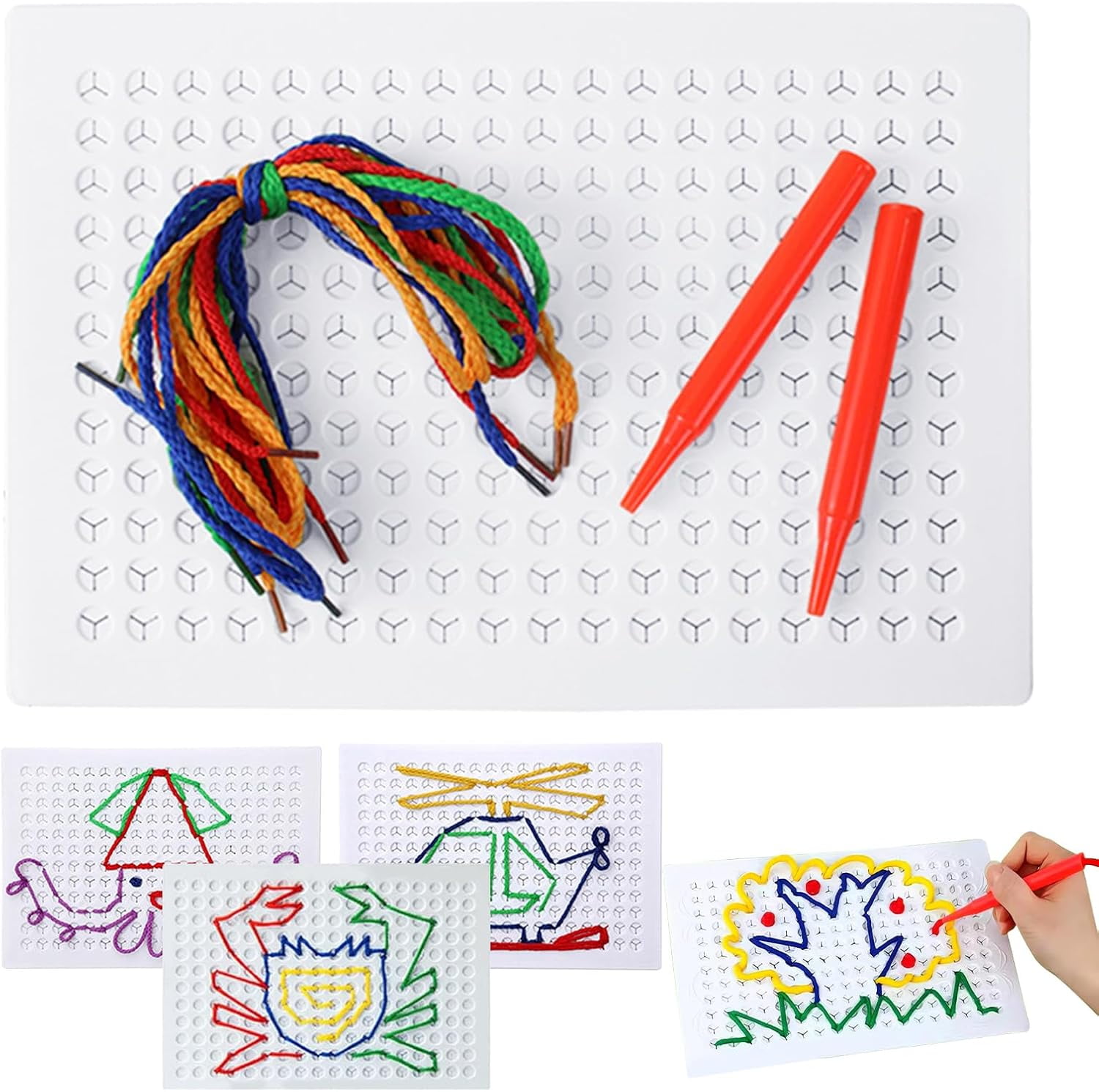 DIY Stitch Board, 2025 New Threading Board for Kids, Thread Board ...