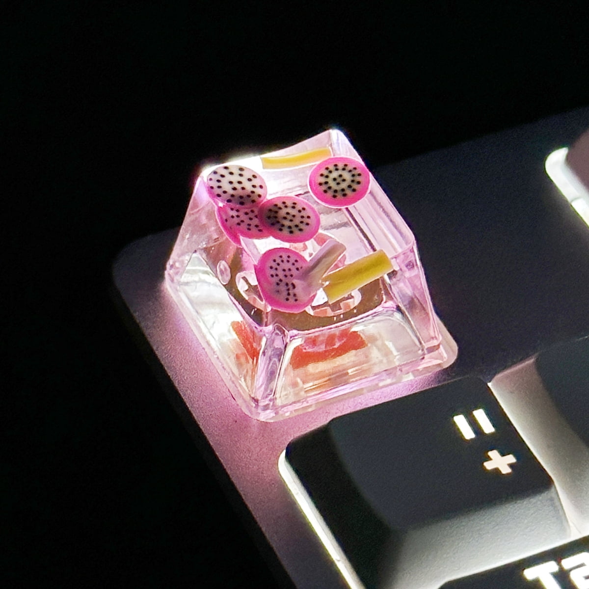 DIY Strawberries/Watermelon/Avocado Keycaps Translucent Fruit Series ...