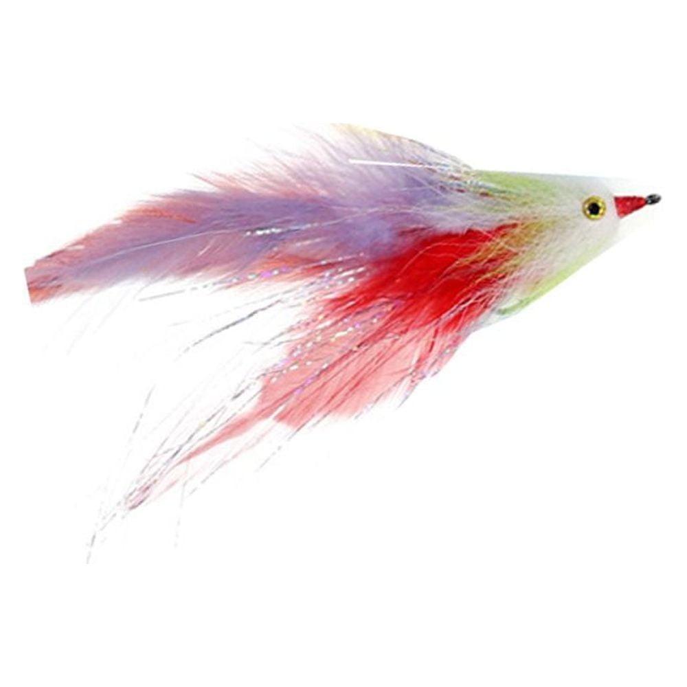 DIY Streamer Tying 3D Fish Eyes Baits Fly Lure 2/0# Fishing RED ...
