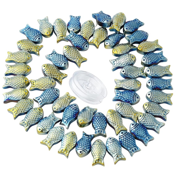 DIY Stretch Bracelets Making Kits Including Full Plated Frosted ...