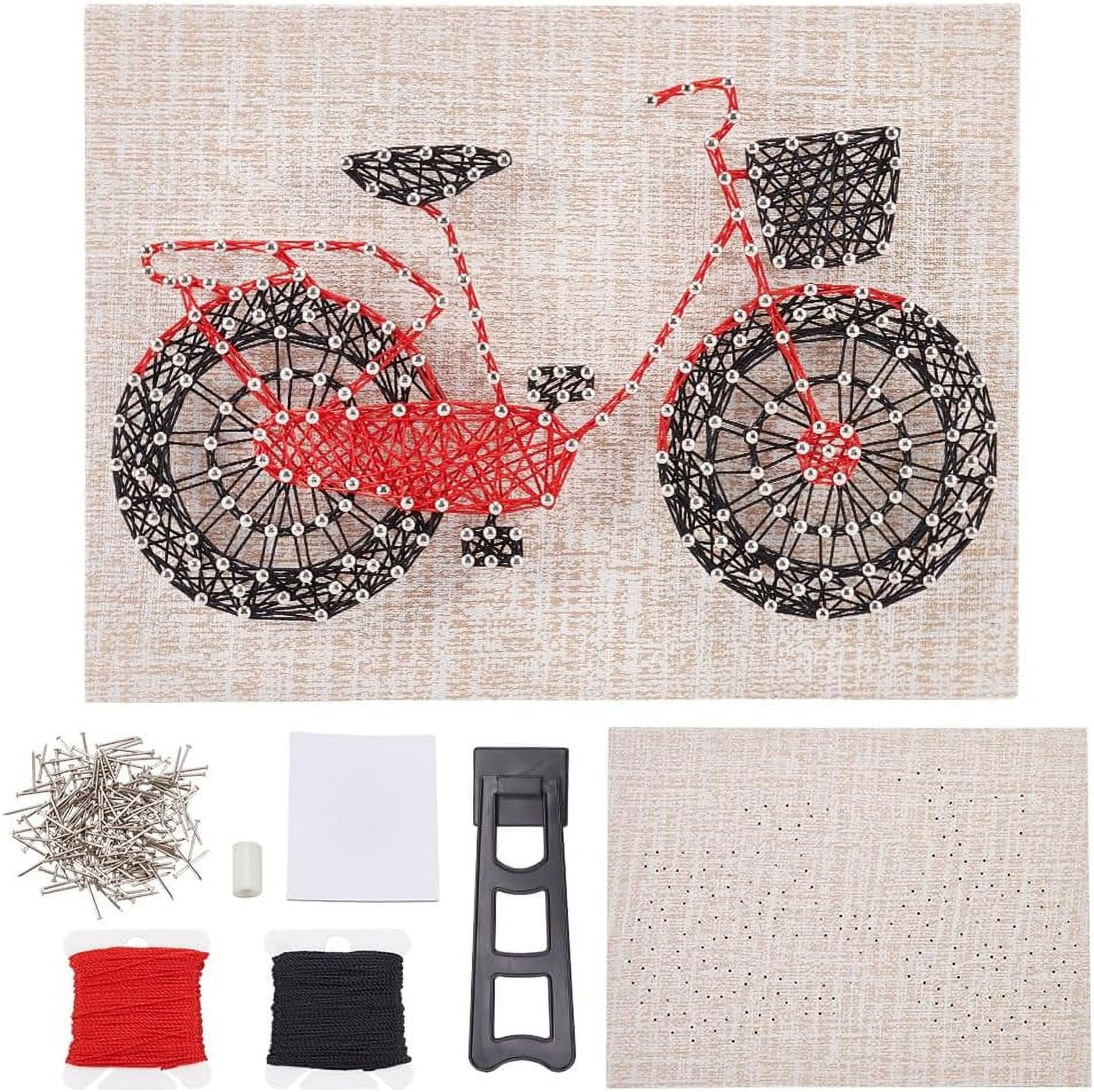 DIY String Art Kit Bicycle Craft Kit Creative Craft Kits for Girls and ...