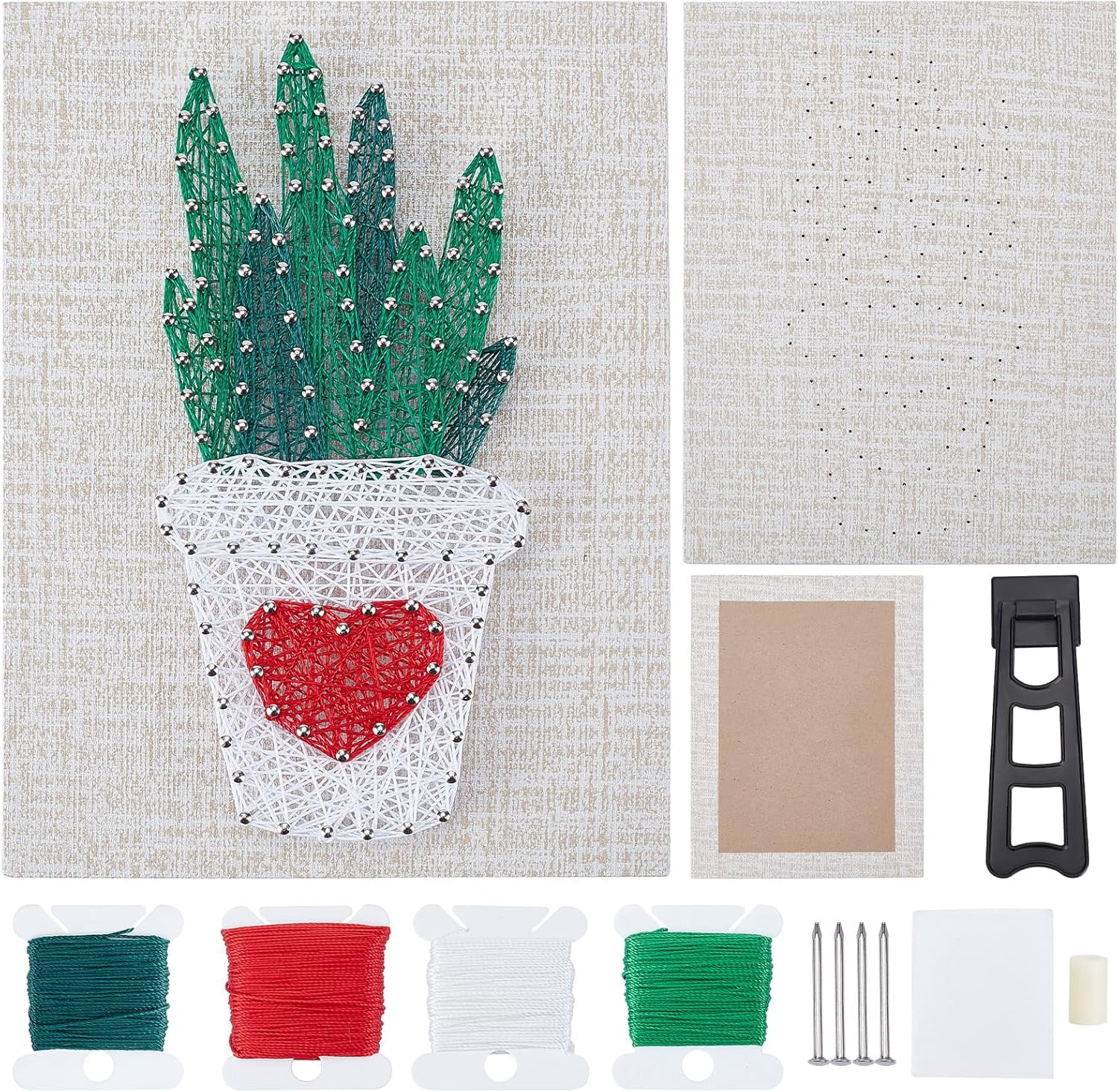 DIY String Art Kit Craft Beginners Aloe Vera String Art Nail String Art ...