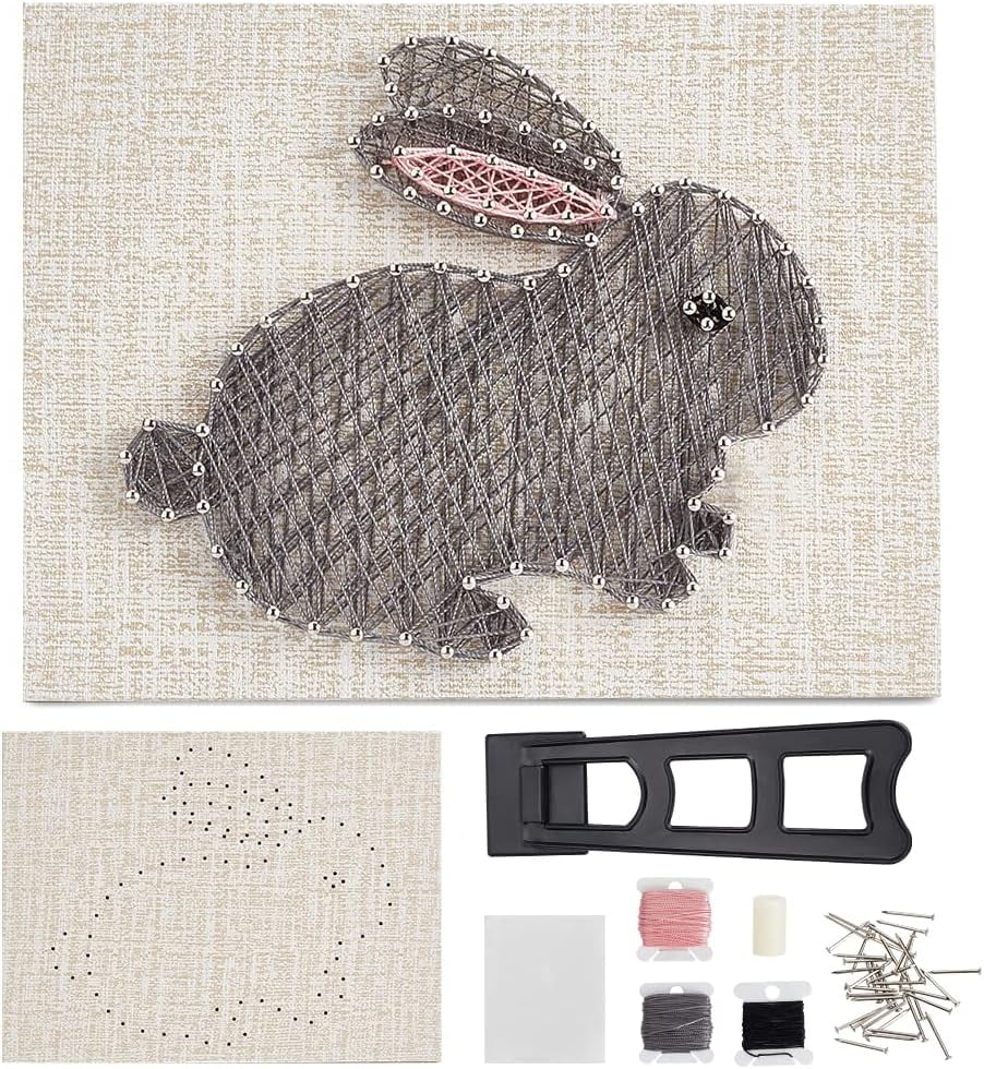 DIY String Art Kit Rabbit String Art Painting Nail String Art Kit ...
