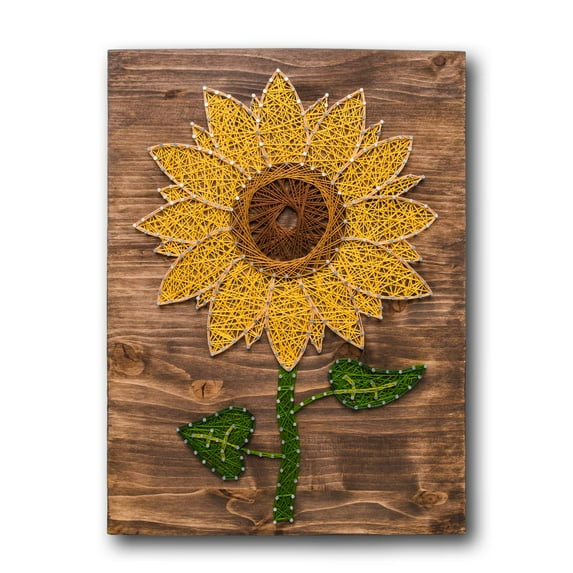DIY String Art Kit | Sunflower String Art | Craft Kit for Adults | DIY Crafts - Walmart.com