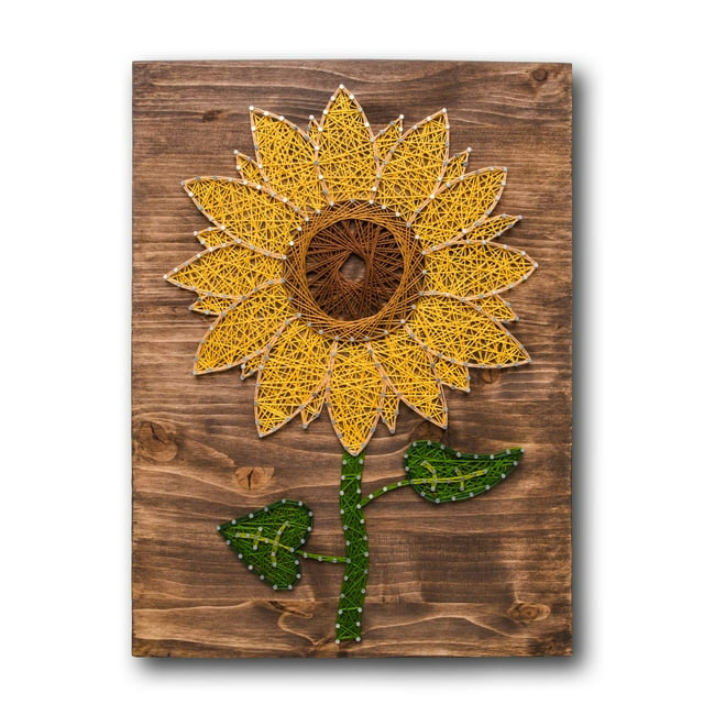 DIY String Art Kit | Sunflower String Art | Craft Kit for Adults | DIY ...