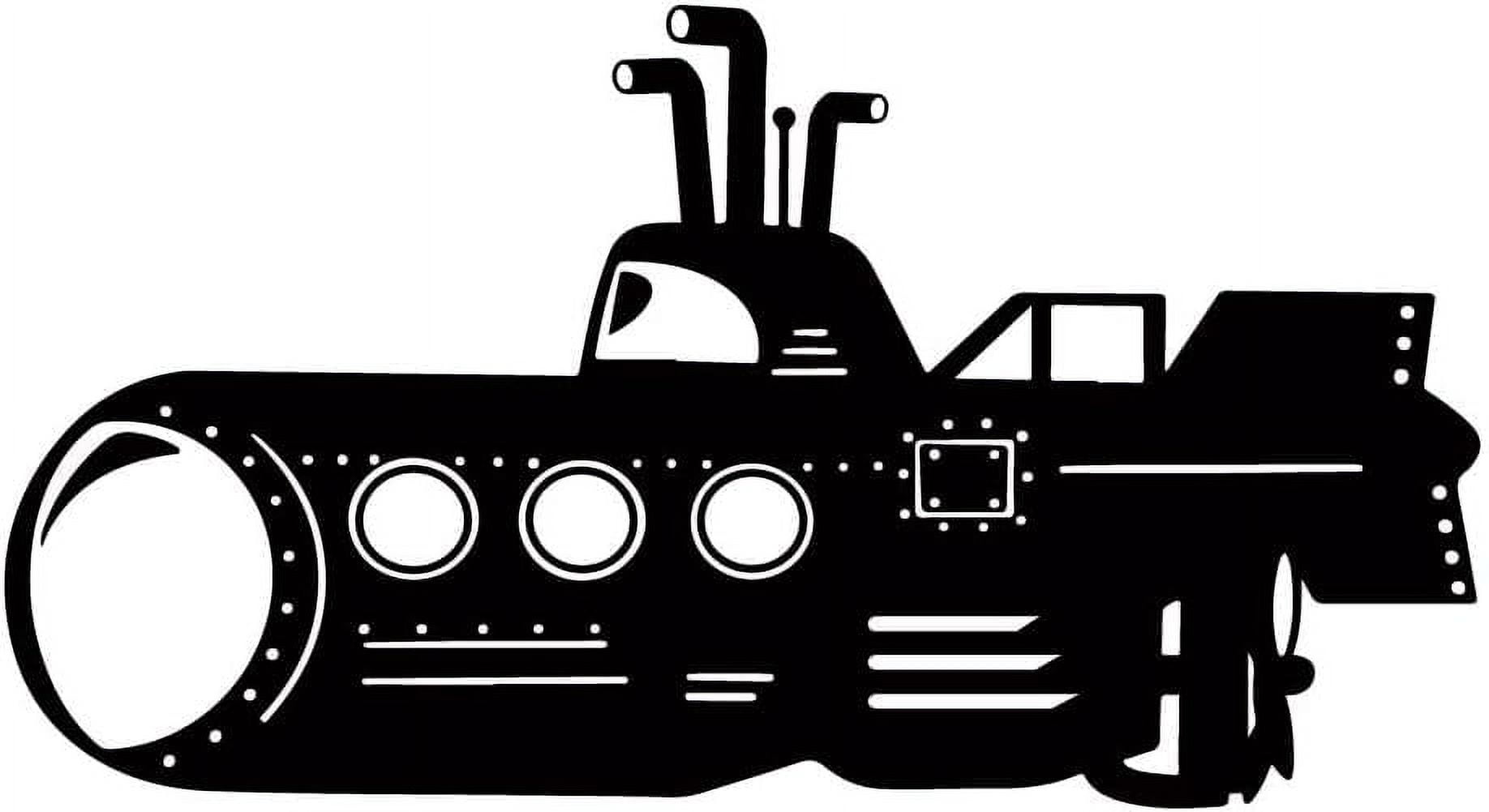 DIY Submarine Wall Stickers Cartoon Ship Children Room Stickers Vinyl ...