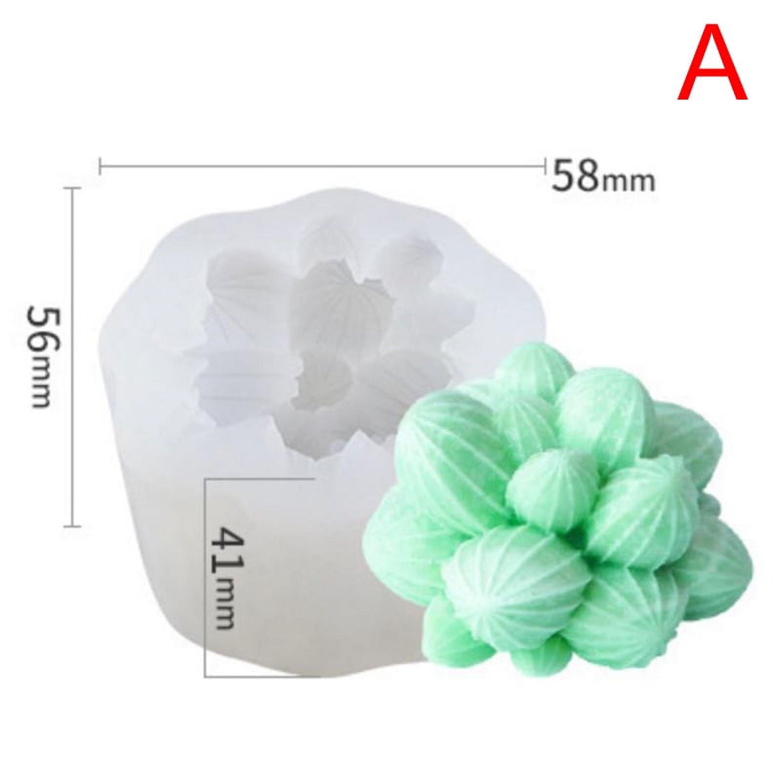 DIY Succulents Cactus Plants Silicone Epoxy Resin Mold Handmade Craft ...