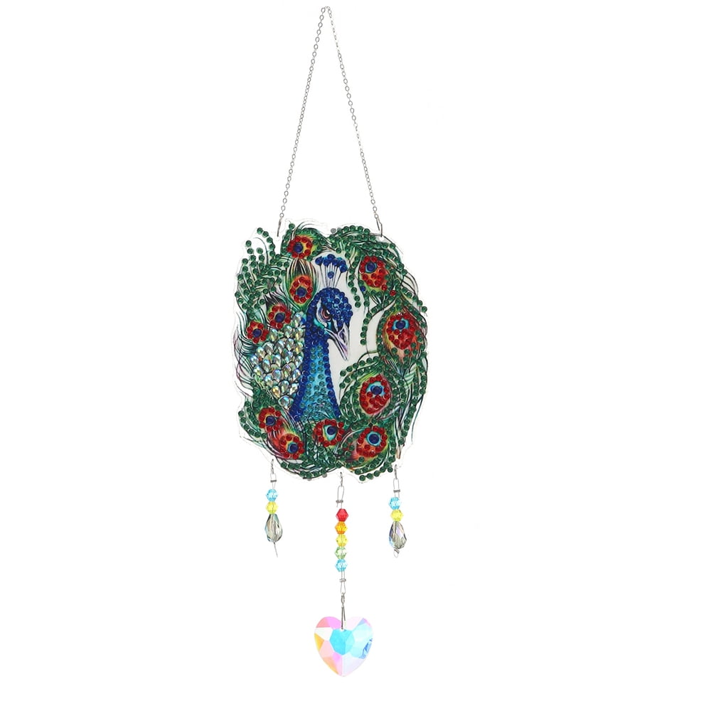 DIY Sun Catcher Diamond Painting Wind Chime Crystal Art Pendant Home ...