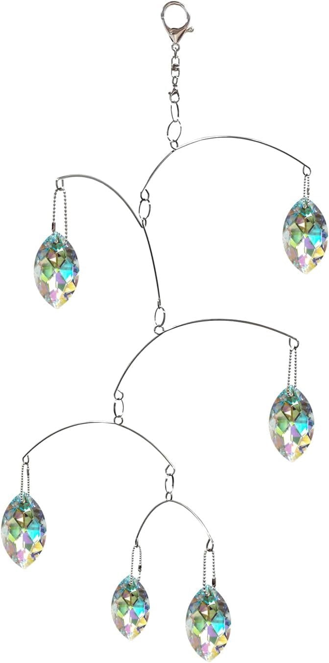 DIY Sun Catcher Wind Chime, Prisms Rainbow Maker Suncatcher for and ...