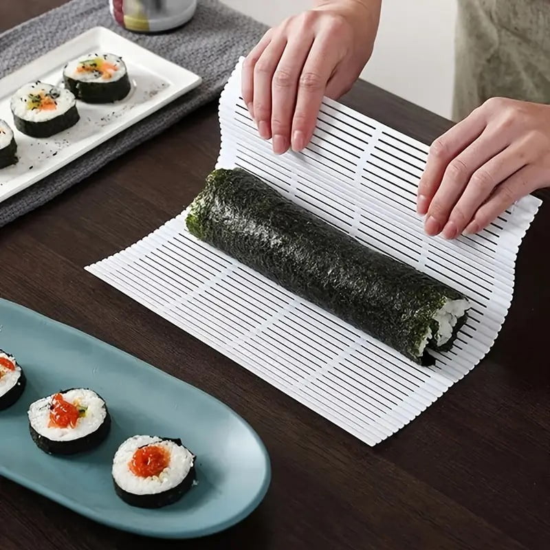 DIY Sushi Roller Mats Washable Reusable Sushi Roll Mold Mat DIY Food ...