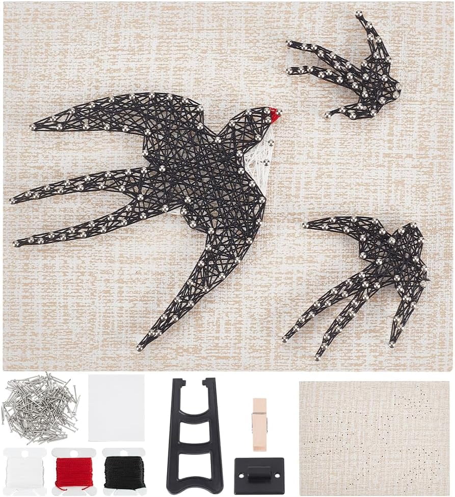 DIY Swallow String Art Kit Beginner 3D Animal String Art Crafts Kit ...